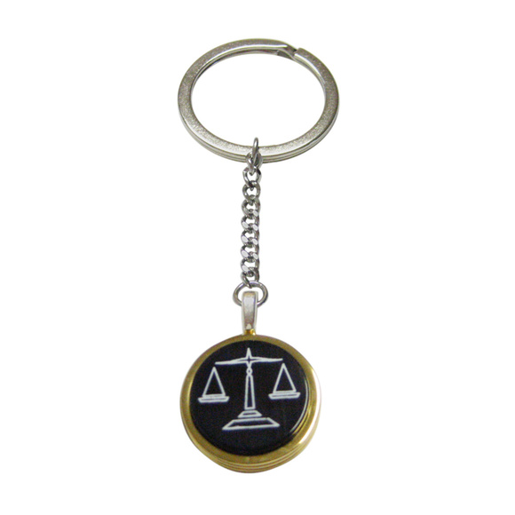 Kiola Designs | Accessories | Golden Scale Of Justice Law Pendant ...